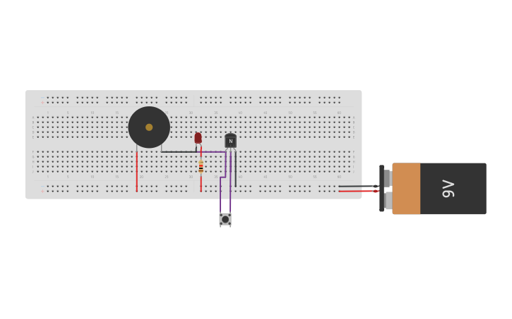 Circuit design Door Bell - Tinkercad