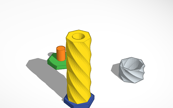 3D design fidget twister - Tinkercad