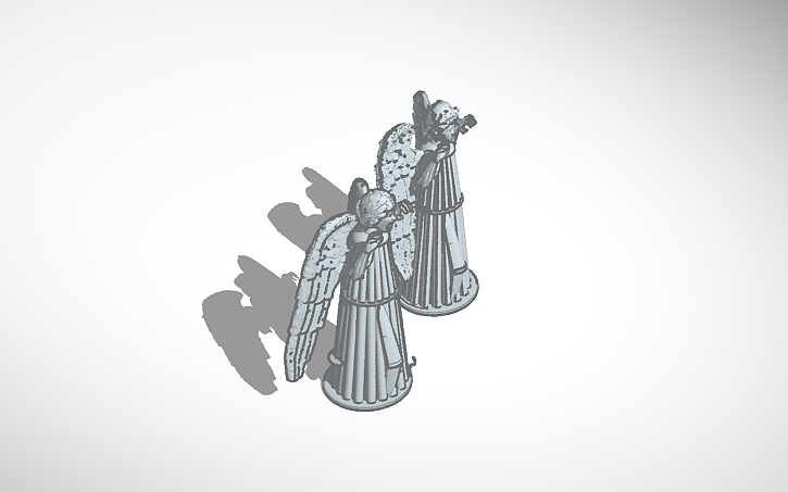3D design Weeping Angel Made by a 14 yr old. | Tinkercad