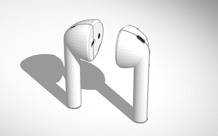 3D design Airpods - Tinkercad