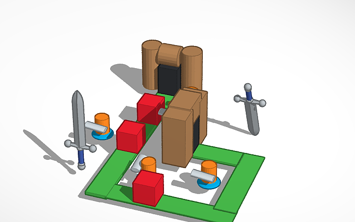 3D design Tower Defense - Tinkercad