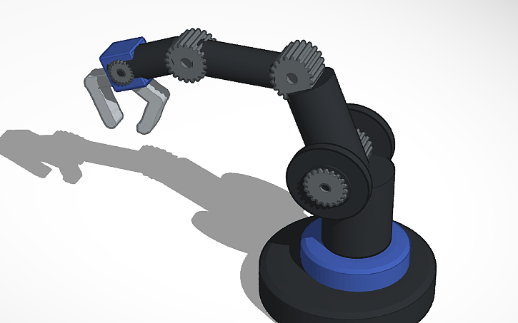 3D design Brazo robotico - Tinkercad