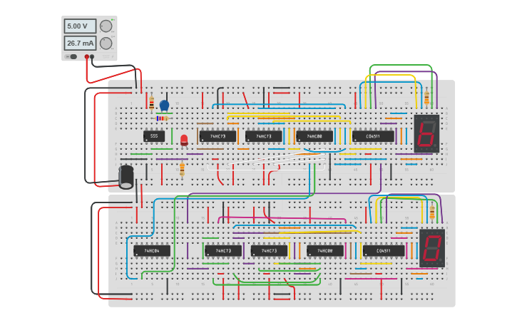 Circuit Design Electronica Tinkercad
