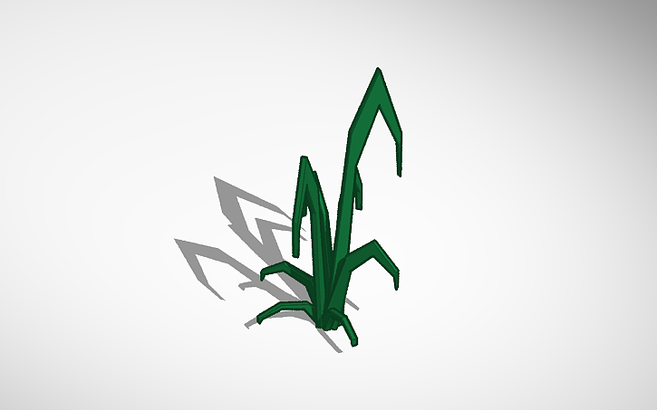 3D design grass - Tinkercad