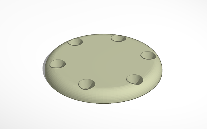 3D design Logitech g923 center cap - Tinkercad