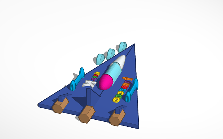 3D design Simple Jet - Tinkercad