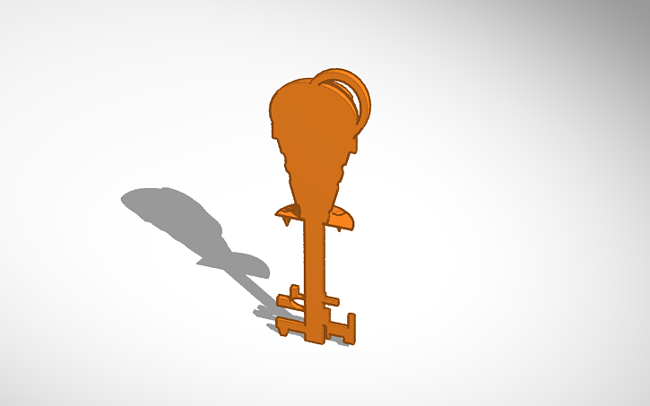 3D design Скелетный ключ 2 | Tinkercad