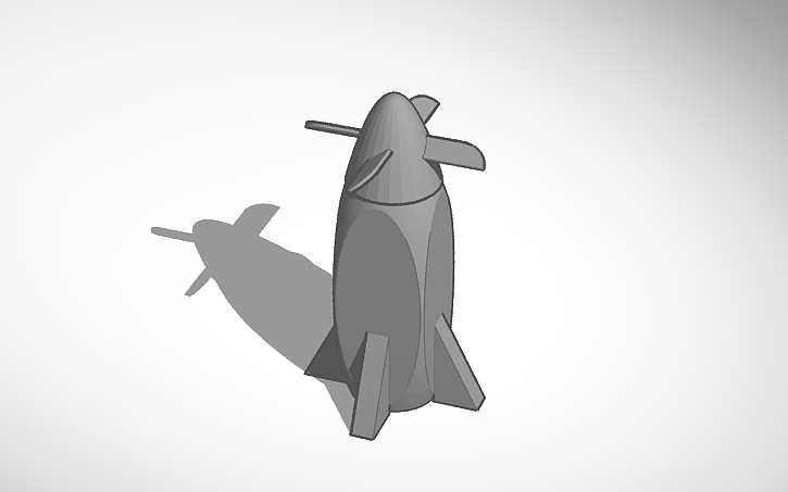 3D design Propeller Rocket | Tinkercad