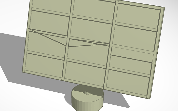 3D design mirror solarcell 2 | Tinkercad