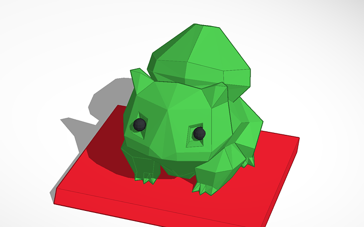 3D design Bulbasaur | Tinkercad