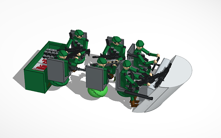 3D design Armored Car - Tinkercad