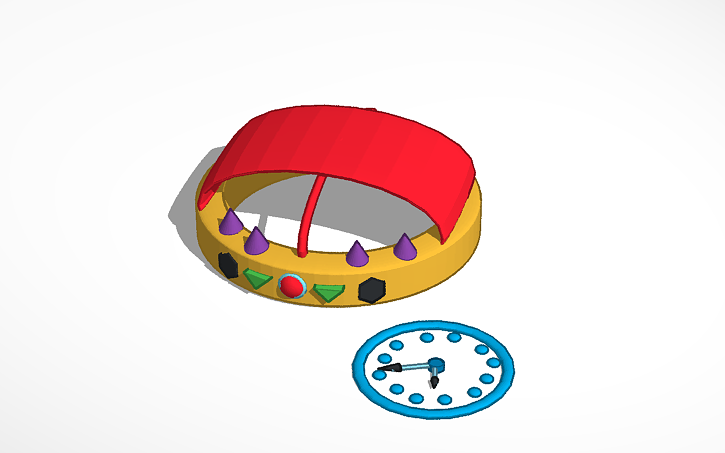 3d Design Clock Tinkercad