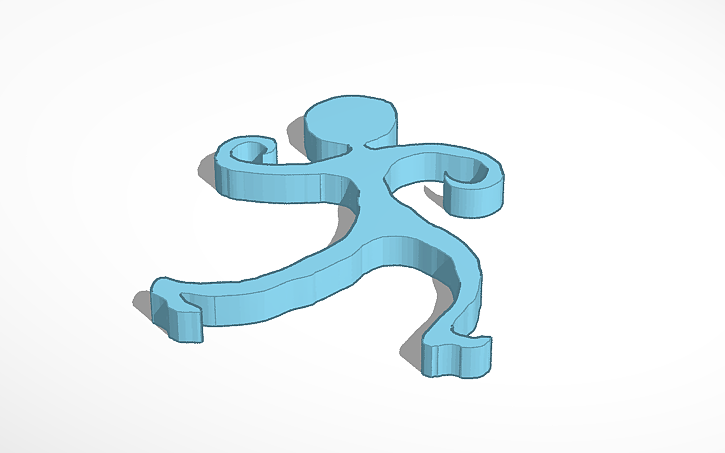 3D design dancing man - Tinkercad
