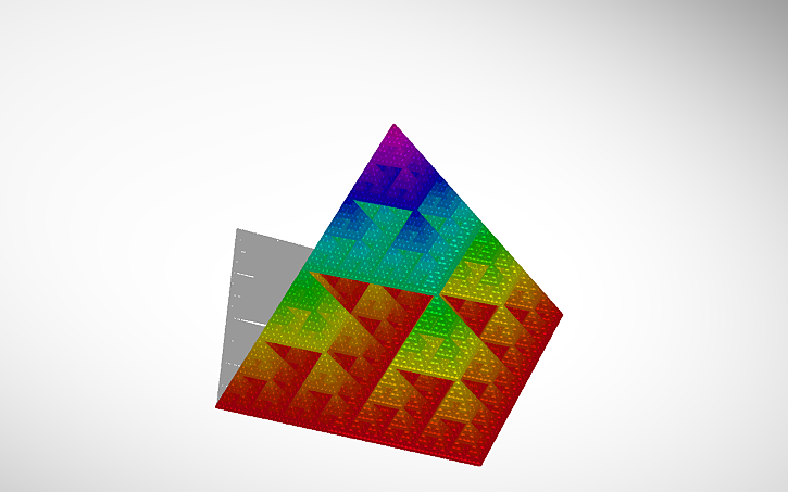 3D design Fractal pyramid - Tinkercad