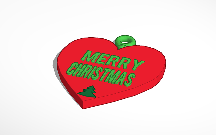3D design Christmas ornament | Tinkercad