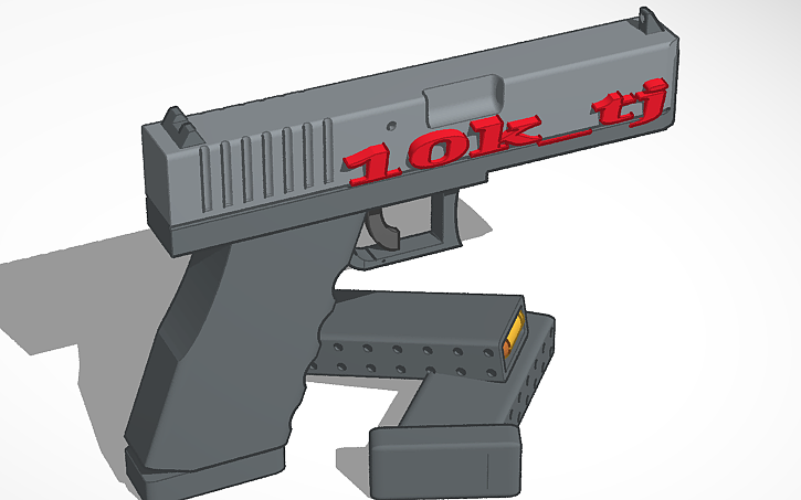 3D design Glock - Tinkercad