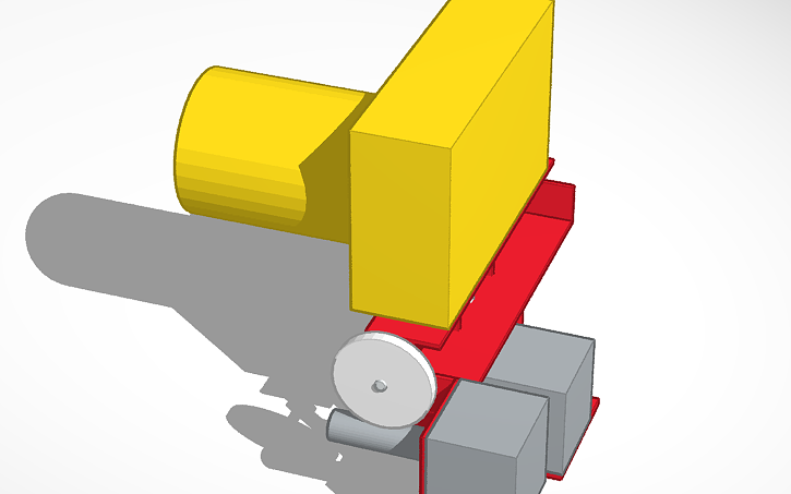3D design Pan-Tilt System - Tinkercad