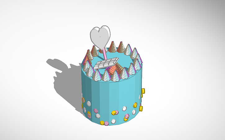 3D design Mini Cake | Tinkercad