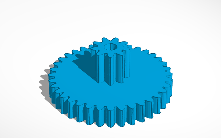 3D design gear release - Tinkercad