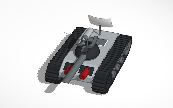 3D design TANK - Tinkercad