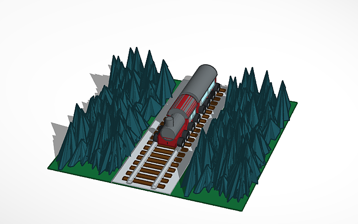 3D design Train - Tinkercad