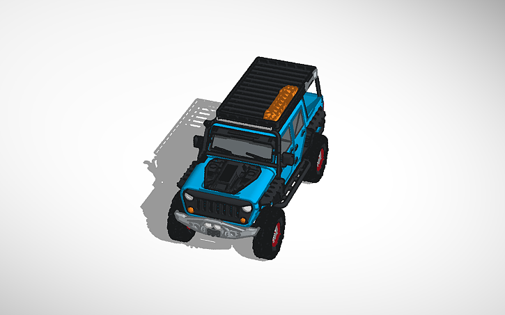 3D design Custom Jeep - Tinkercad