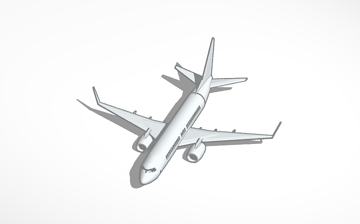 3D design Boeing B737-700 - Tinkercad