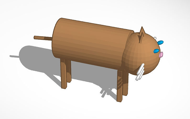 3d Design Cat Tinkercad