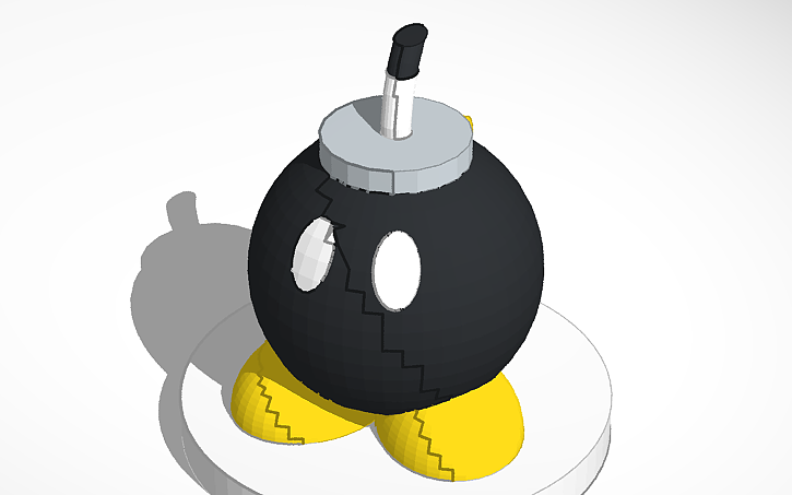 3D design Bombe Mario Bros - Tinkercad
