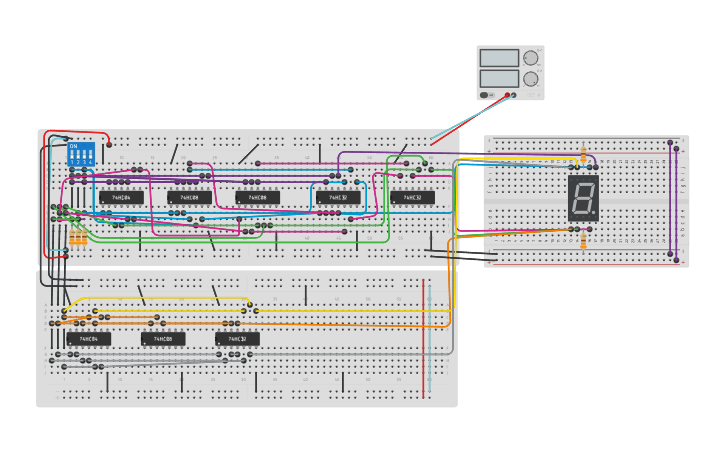 Circuit design DIGITAL3 - Tinkercad
