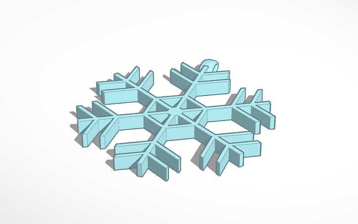3D design Snowflake Elroy - Tinkercad