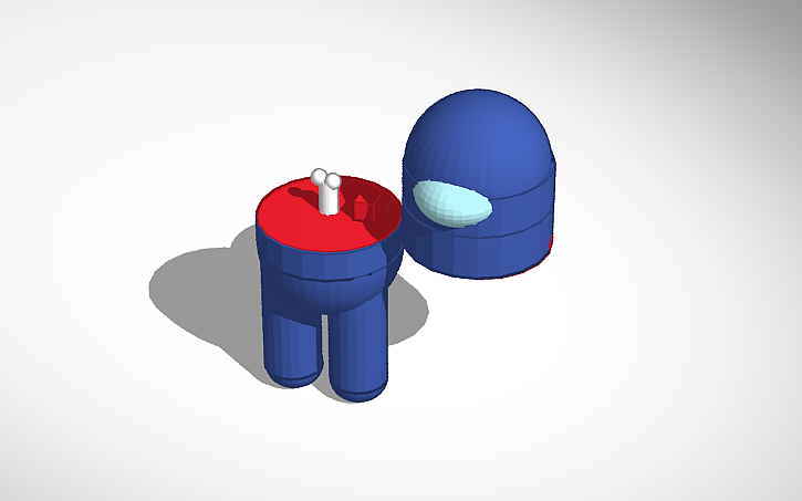 3D design among us character | Tinkercad