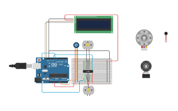 Circuit design Torque vectoring - Tinkercad
