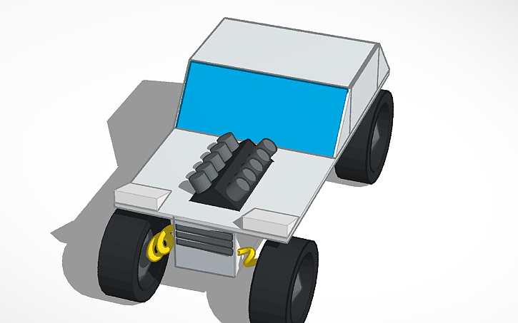 3D design Hot Rod ! - Tinkercad