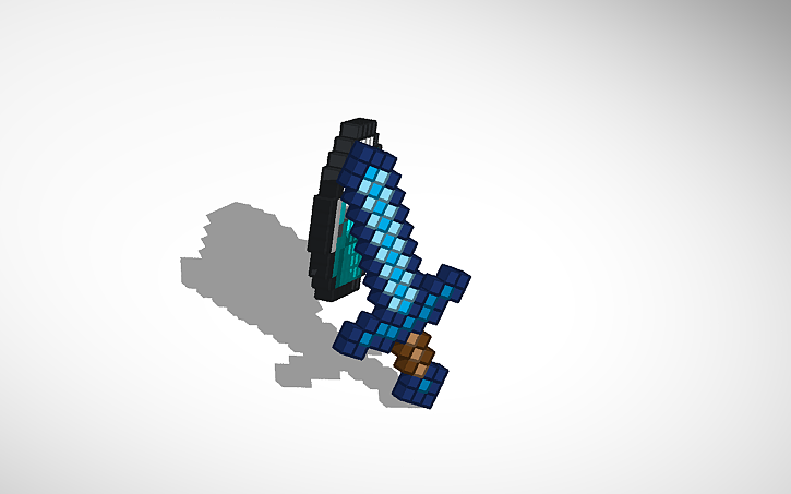 3D design Diamond and Diamond Sword | Tinkercad