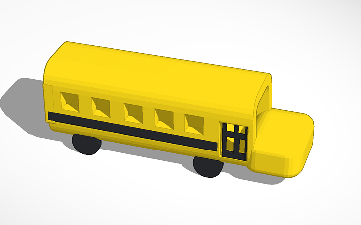 3D design bus | Tinkercad