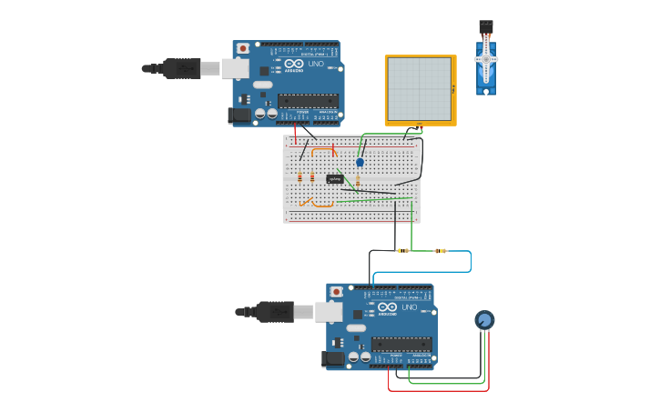 Circuit design Copy of Human arm EMG simulator - Tinkercad