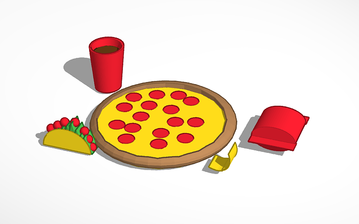 3D design Lunch rush (Image minigame) - Tinkercad