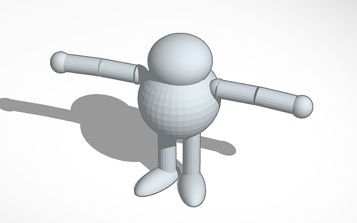 3D design OC template (Body type large) - Tinkercad