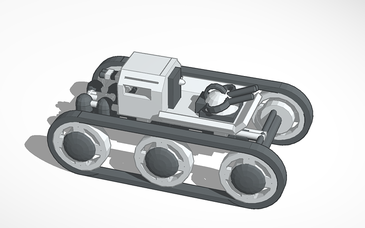 3D design Manned and Armed Mars Rover - Tinkercad