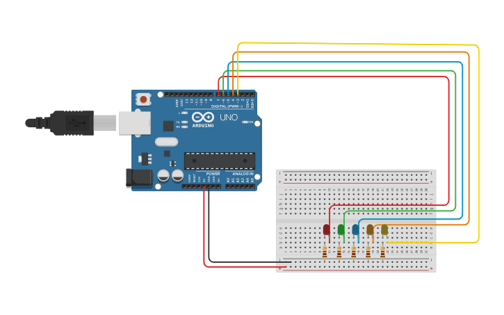 Circuit design loop - Tinkercad