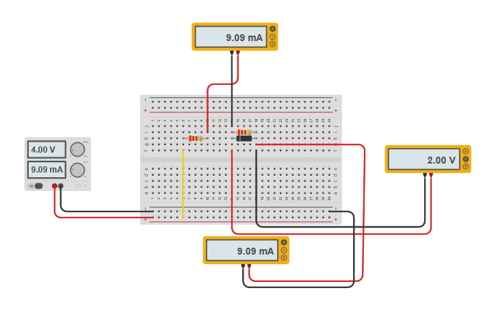 Circuit design Diode Zener 2 | Tinkercad