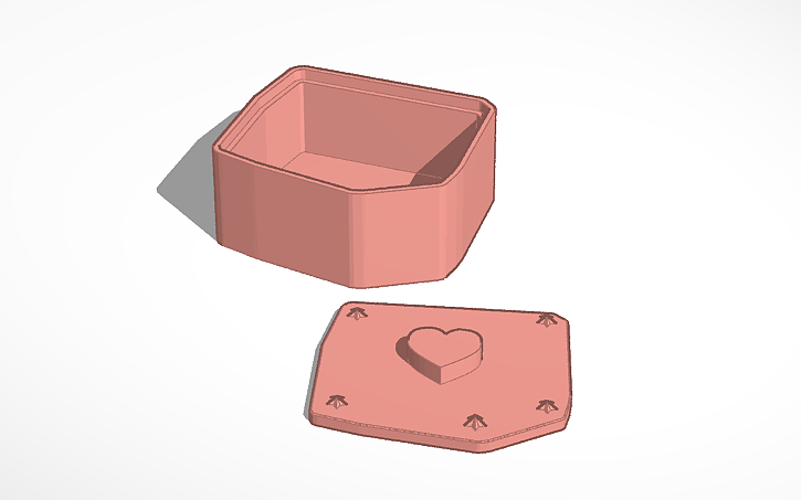 3D design Keepsake Box - Tinkercad
