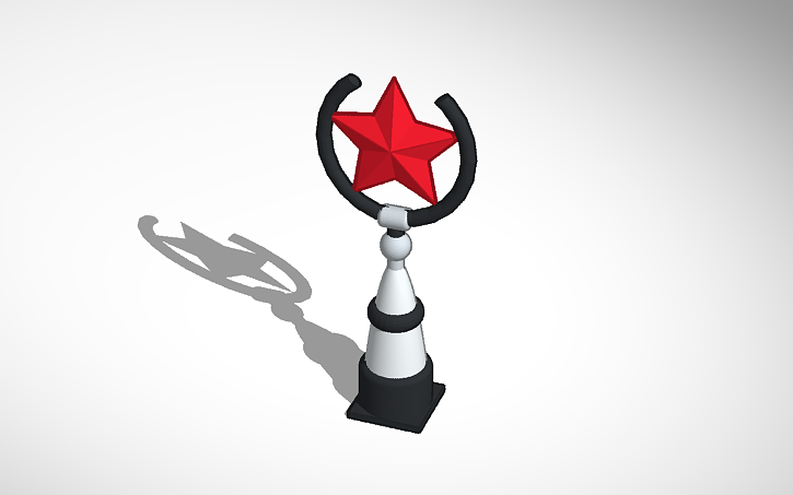 3D design Soviet Star - Tinkercad
