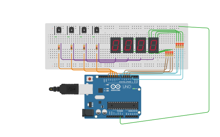 Circuit Design Practica 7 Tinkercad