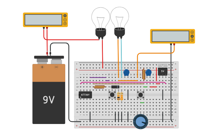 Circuit design Boost Converter Part 5 (non-inverting) with push button ...