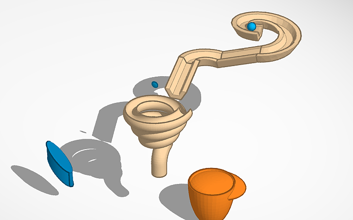 3D design HARDEST BALL RUN - Tinkercad
