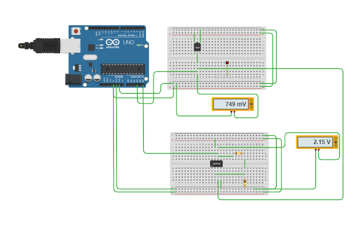 Circuit design q3 - Tinkercad