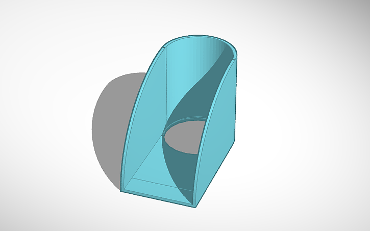 3D design Dishwasher Air Gap Overflow Guard - Tinkercad