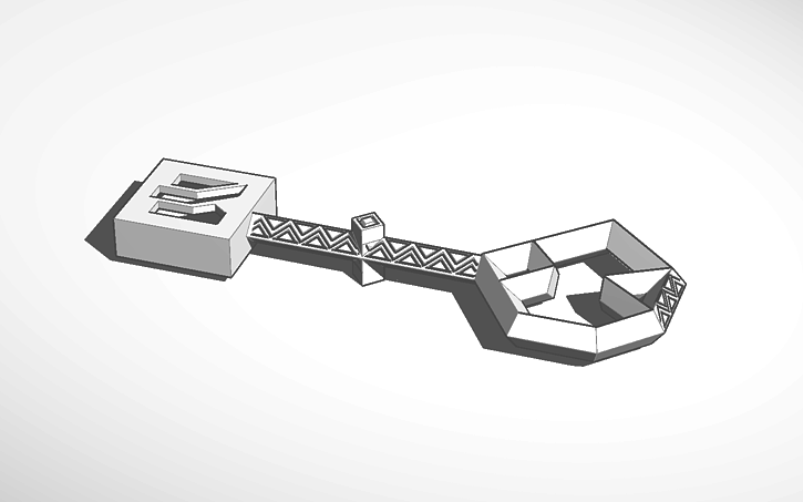 3D design Key to Erebor / Flash Drive - Tinkercad